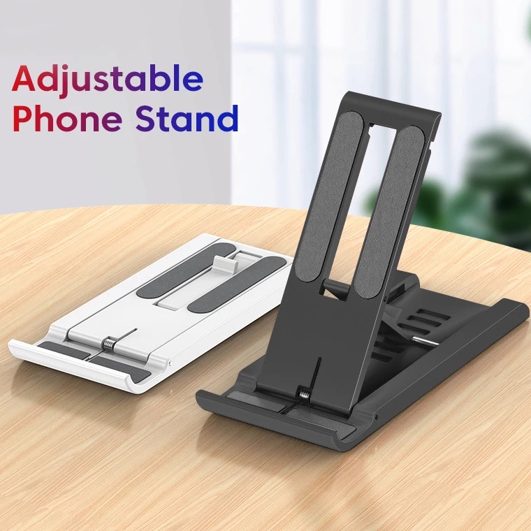 1 Pc Universal Adjustable Desktop Phone Holder / Portable Foldable ...