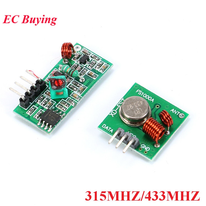 315mhz 433mhz RF Transmitter and Receiver Module for Arduino/ARM/MCU WL ...