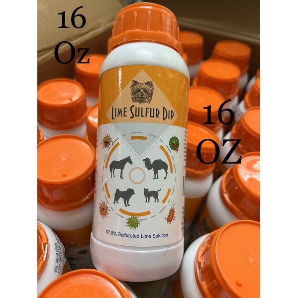 Classic's Lime Sulfur Dip 16 oz Pet Care and Veterinary Treatment ...