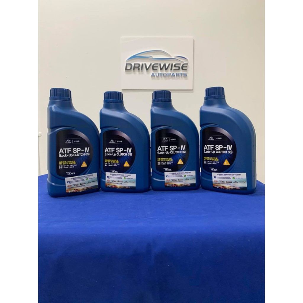 Hyundai Genuine ATF SP-4 /4 Bottles/SG HYUNDAI&KIA PARTS SPECIALIST/Kia ATF/ Hyundai ATF/Genuine ...