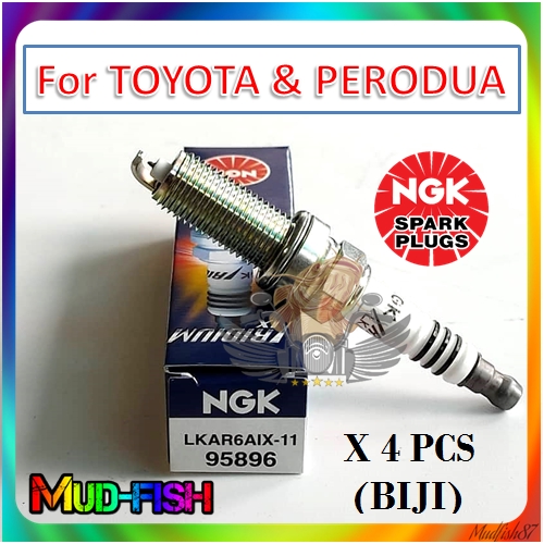 NGK IRIDIUM LKAR6AIX-11 SPARK PLUG FOR TOYOTA AVANZA, RUSH, SIENTA ...