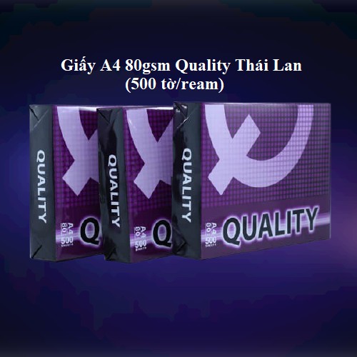 A4 Quality 80gsm paper imported from Thailand (standard 500 sheets/fold ...
