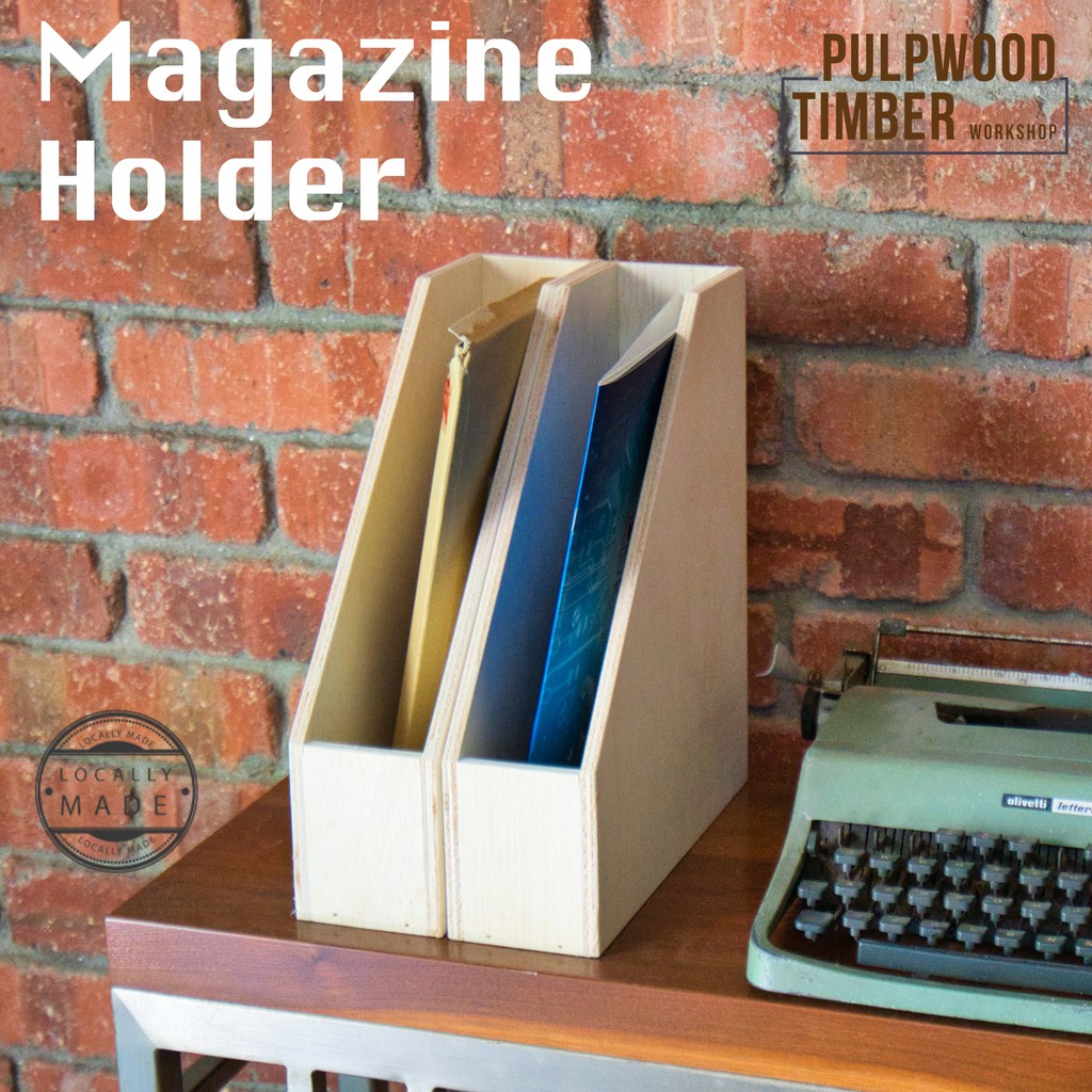 Wooden Magazine Holder File Rack Magazine File Magazine Holder File ...