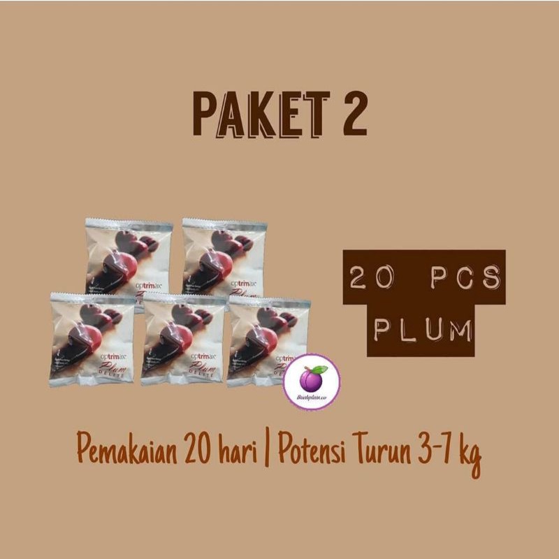 Optrimax PLUM | Plum pack 2-pack (20 sachets plum) | Shopee Singapore