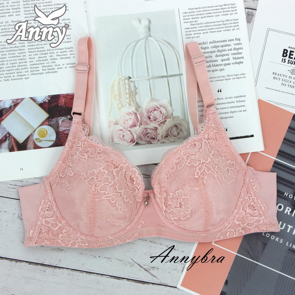Anny Bra Model 1207 Cup B Bras 2 Hooks Has A Soft Sponge 2mm Thin ...