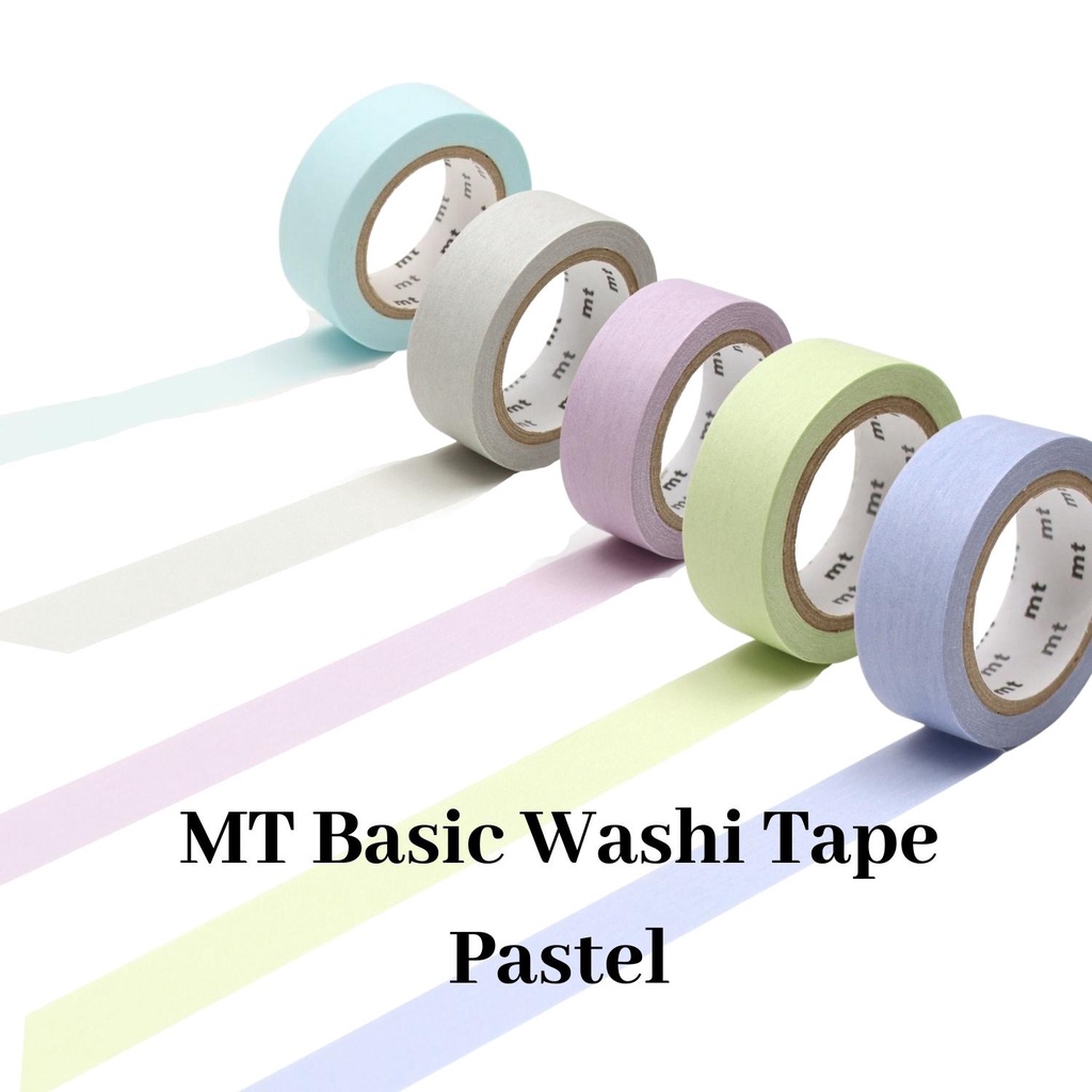 MT Basic Washi Tape Pastel Scarlet 7m, Cute Art Washi Tape For ...