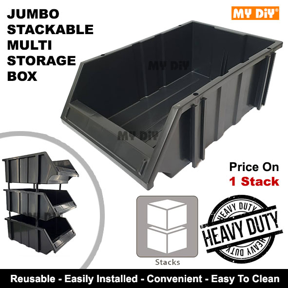 DIY Online4u - 1 Piece Jumbo Stackable Multi Tool Box Combinable Multi ...