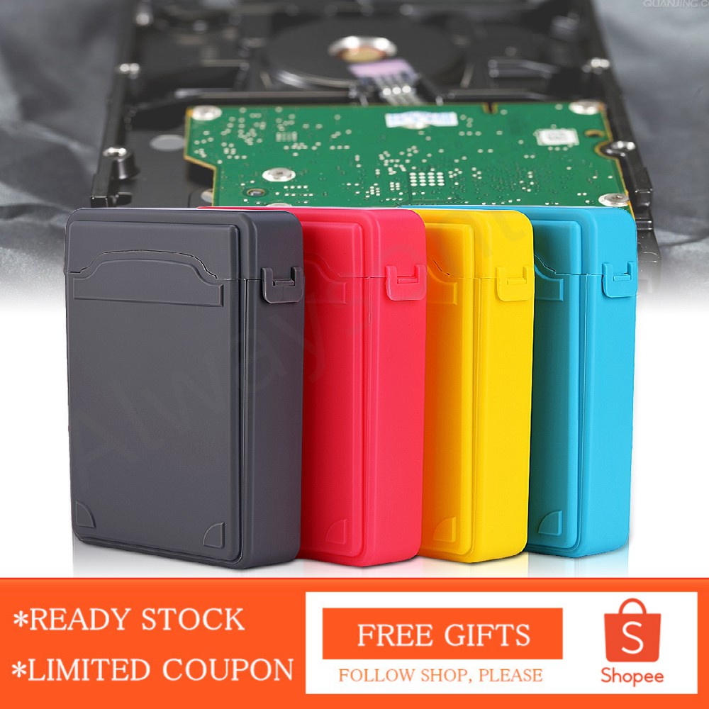[READY STOCK] 3.5" Shockproof Hard HDD SSD Anti-static Disk Storage Box ...