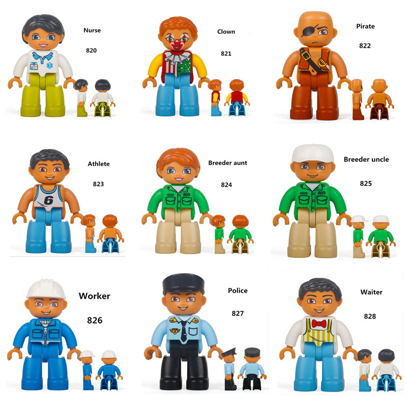 Building Block Minifigures Compatible Lego Duplo Bricks Figure Toys ...