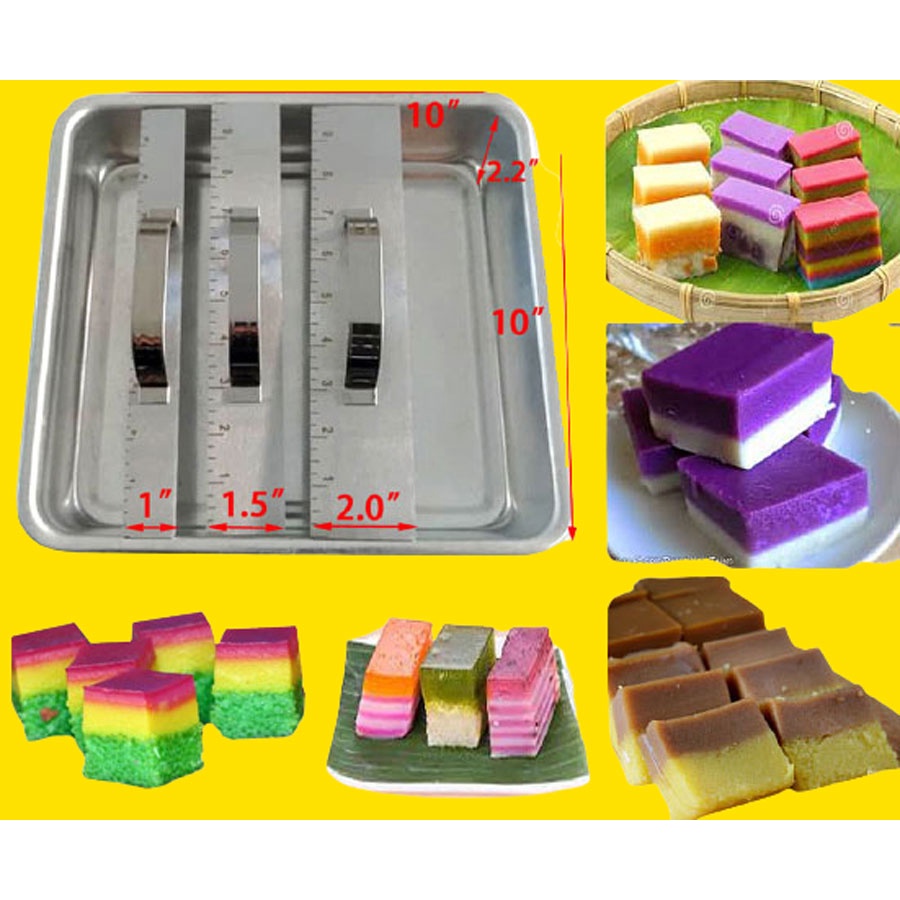 10 in Square Cake Tin Tray and 3 Cake Tin Tray | Shopee Singapore