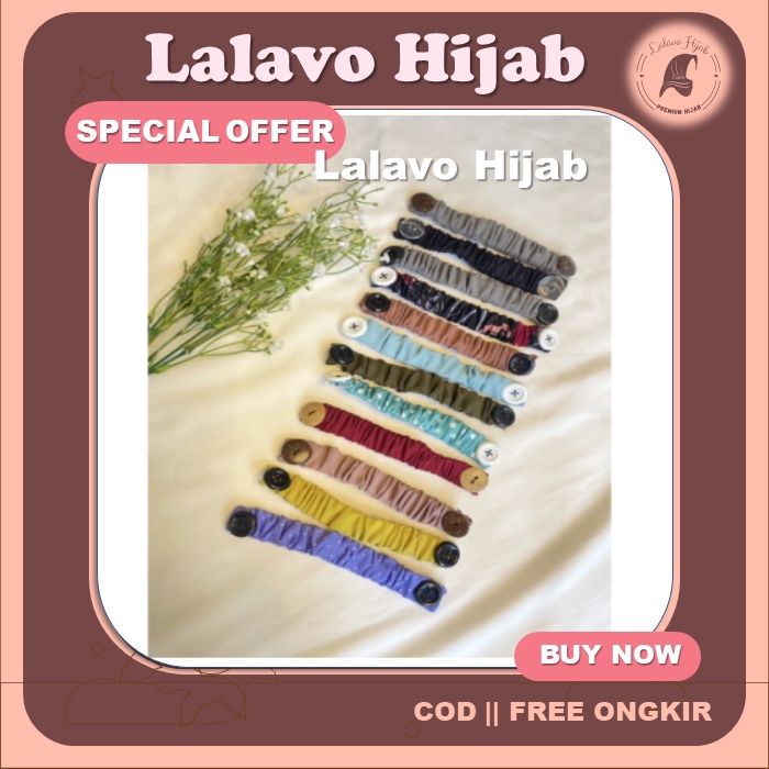 Premium Plain HIJAB Mask Connectors And Motifs Connector Mask Mask ...