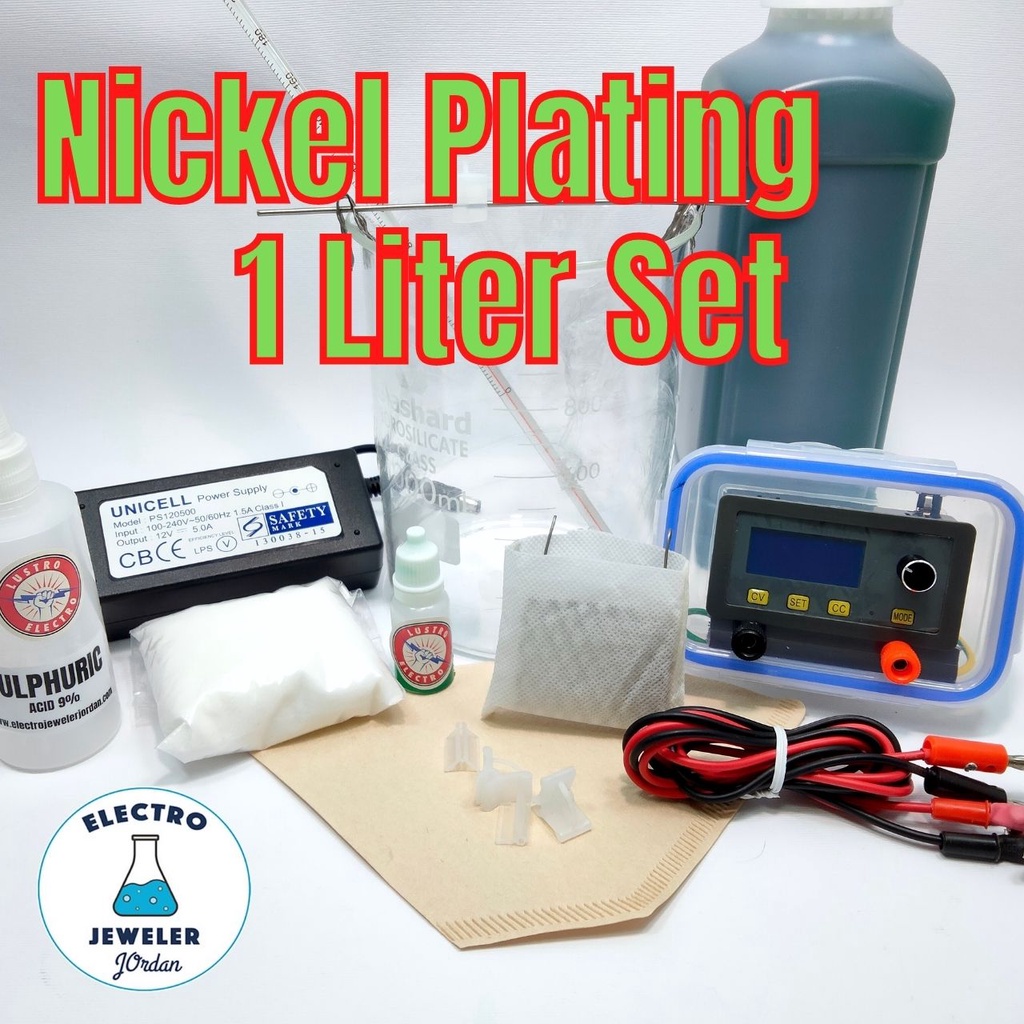 Nickel Plating Set 1 liter complete nickel plating set | Shopee Singapore