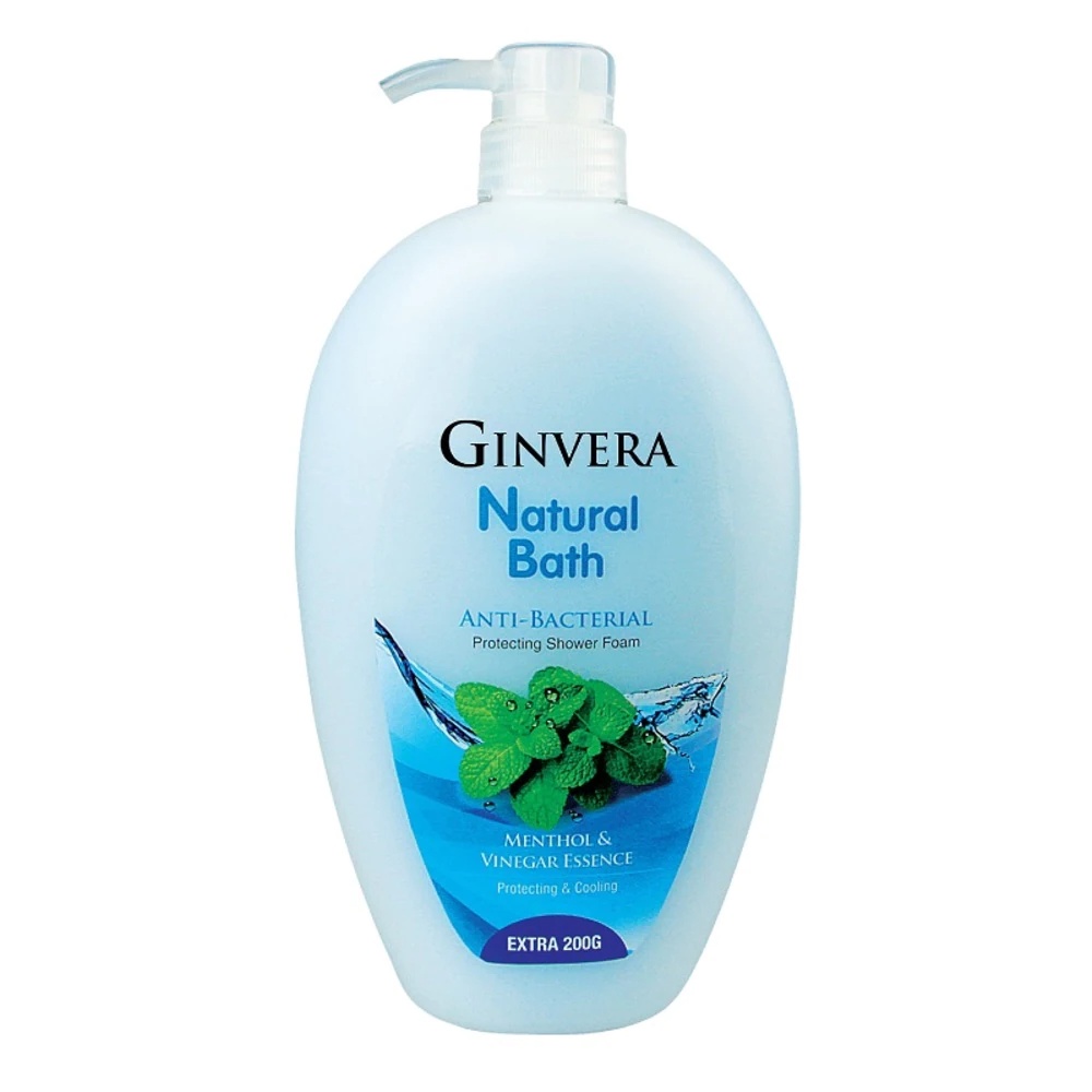GINVERA Natural Bath Anti-Bacterial Protecting Shower Foam 950g | Shopee Singapore