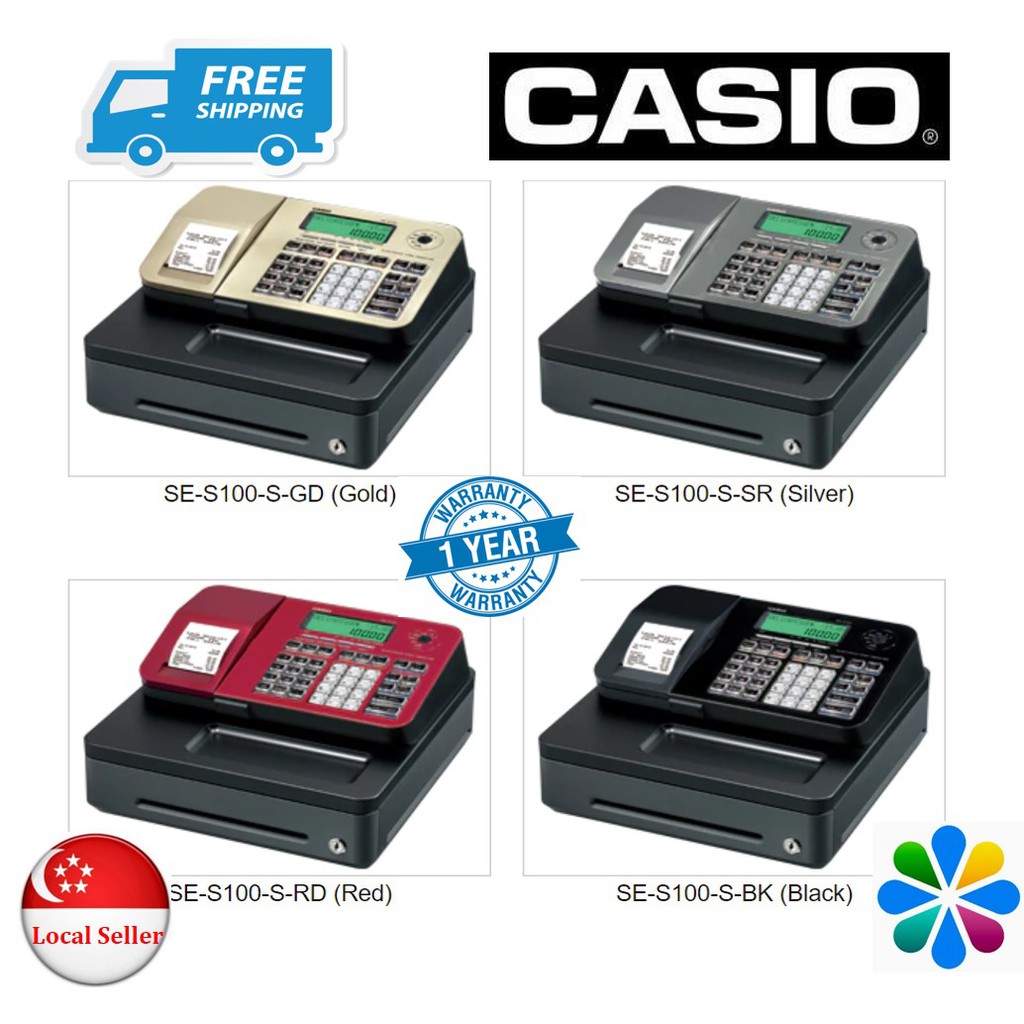 Cash Register CASIO SE-S100 | Local Seller with 1 Year Warranty ...