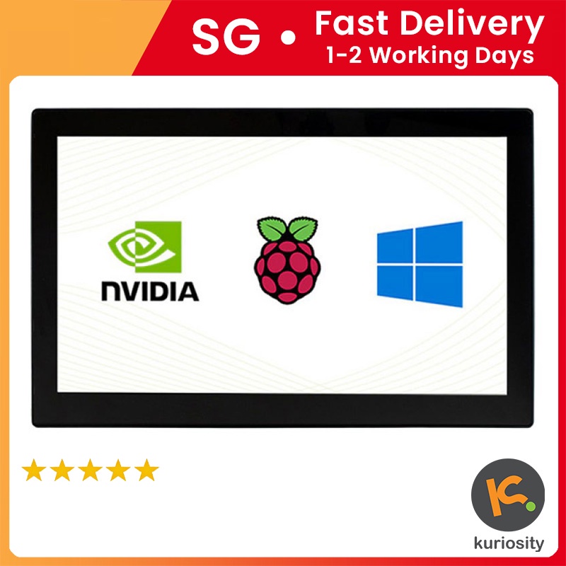 Raspberry Pi 13.3 inch HDMI Capacitive Touch LCD with Case IPS V2 ...