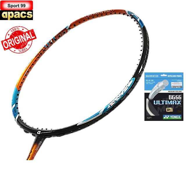 Apacs Asgardia Control【 Install with String】Yonex BG66 Ultimax ...