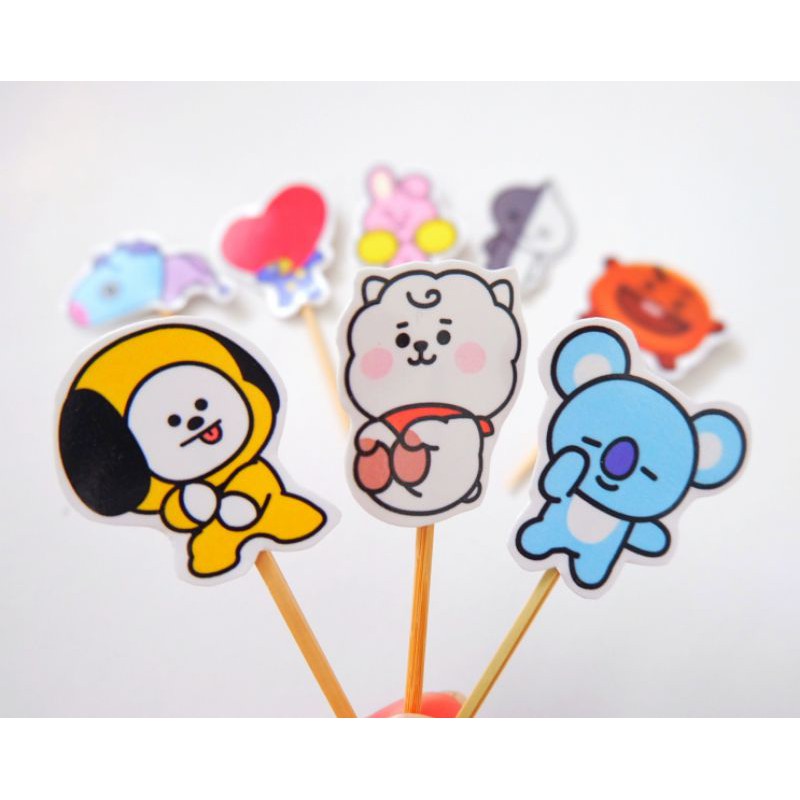 Bt21 CAKE TOPPER/CAKE TOPPER/BT21 CAKE TOPPER/BT21 CAKE TOPPER/BT21 ...