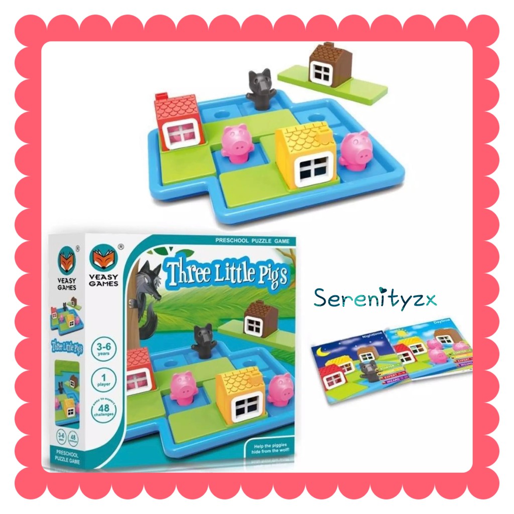 STEM Games Smart Games Children/Board Games THREE LITTLE PIGS, SMART ...