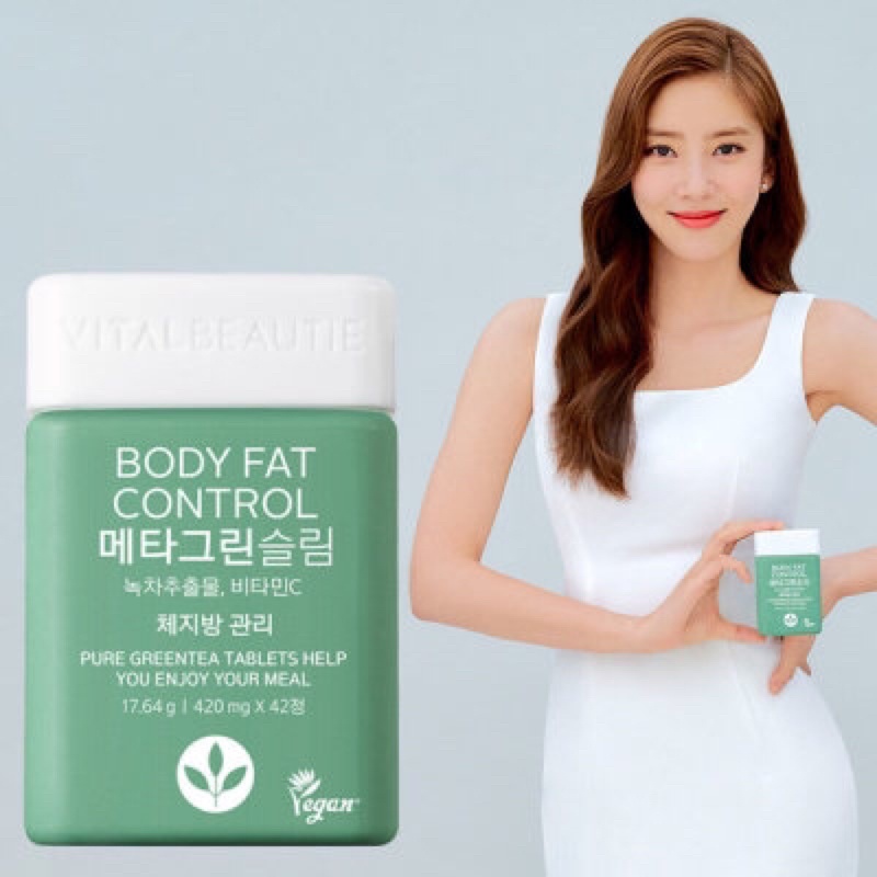 VITAL BEAUTIE Meta Greenslim Diet Body Fat Control/Weight Loss 90 tab ...