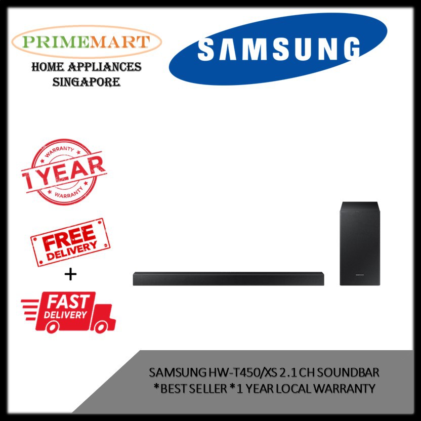 SAMSUNG HW-A450/XS 2.1 CH SOUNDBAR * BEST SELLER * 1 YEAR LOCAL ...