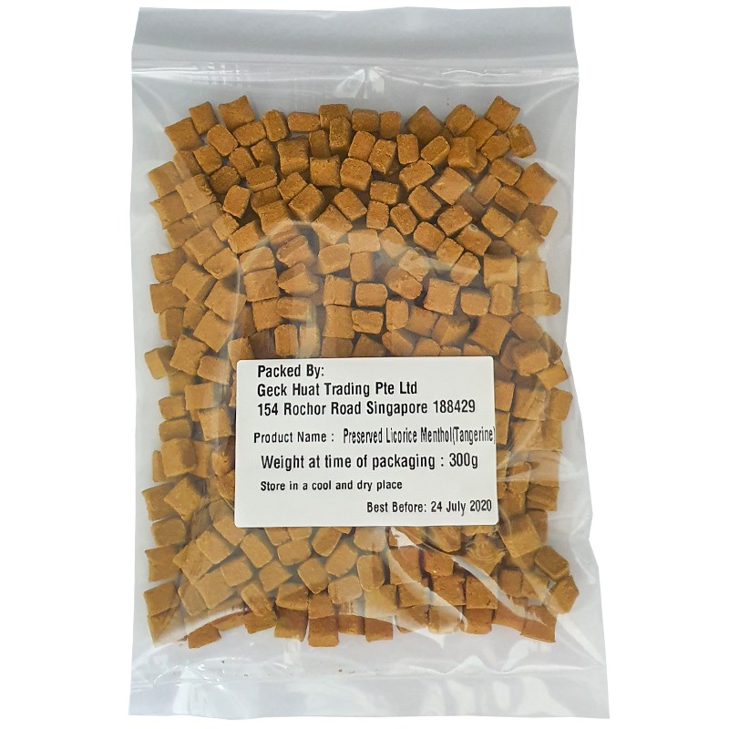 Preserved Licorice Menthol Tangerine Flavoured (300g) | Shopee Singapore