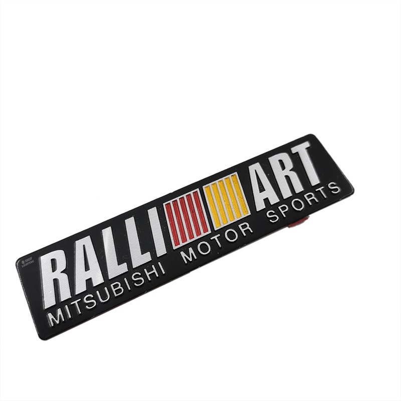 1 x Metal High Quality RALLIART MITSUBISHI MOTOR SPORTS Logo Car Auto ...
