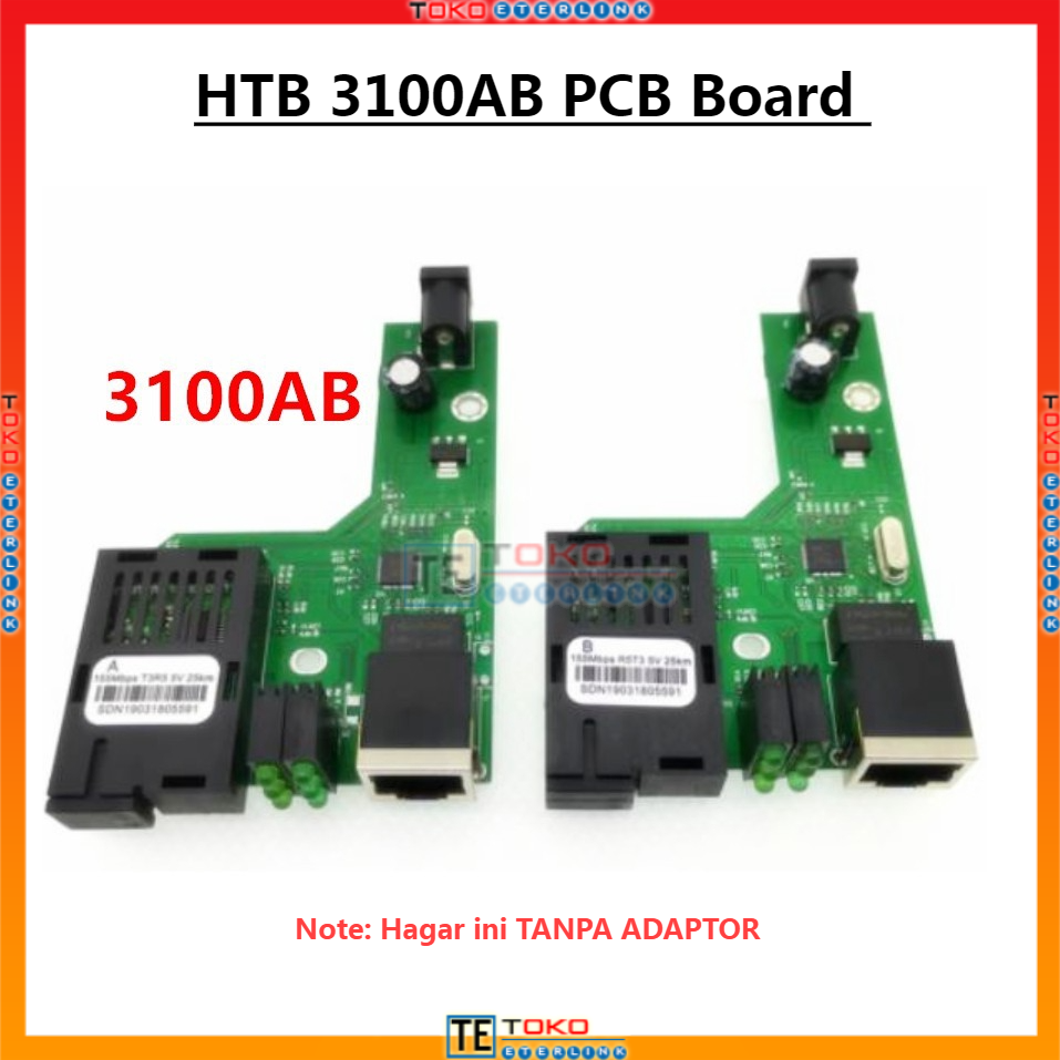 HTB 3100AB Half Board 1sc 1rj45 Fiber PCB Internet Converter 100Mbps ...