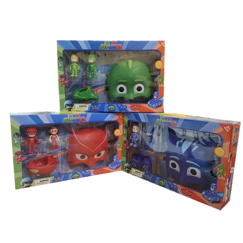 Pj Masks Toys Super Heroes Doll Action Figures Set Kids Toy | Shopee ...
