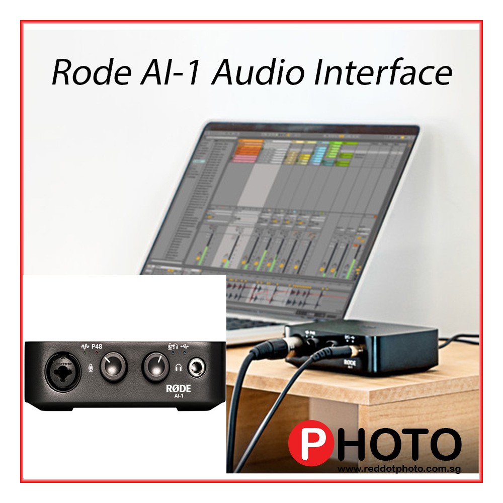 Rode AI-1 USB Audio Interface (Studio Quality AI1 Audio Mixer) | Shopee ...