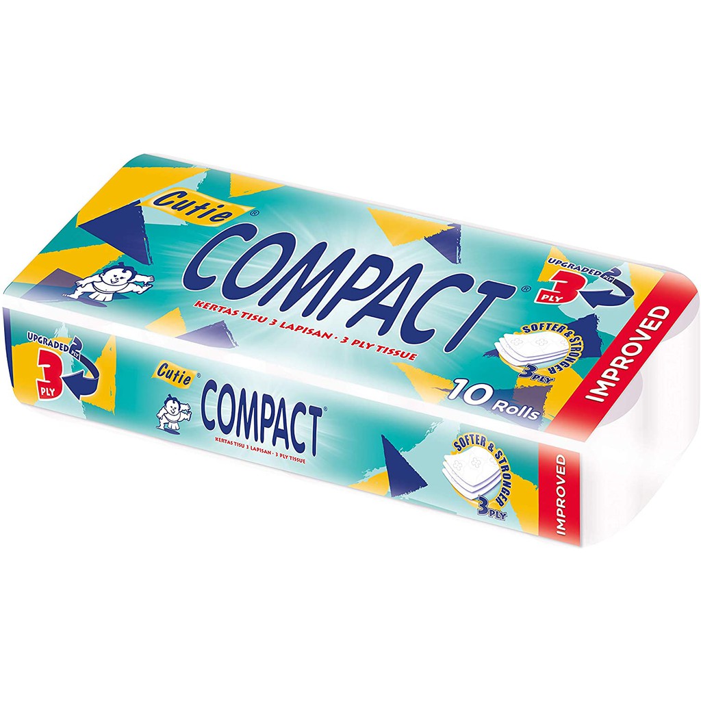 Cutie Compact 100% pulp Bathroom Tissue | Shopee Singapore