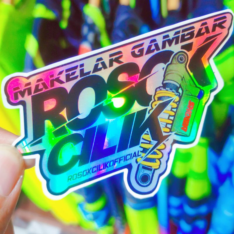 Hologram little rosok sticker | Shopee Singapore