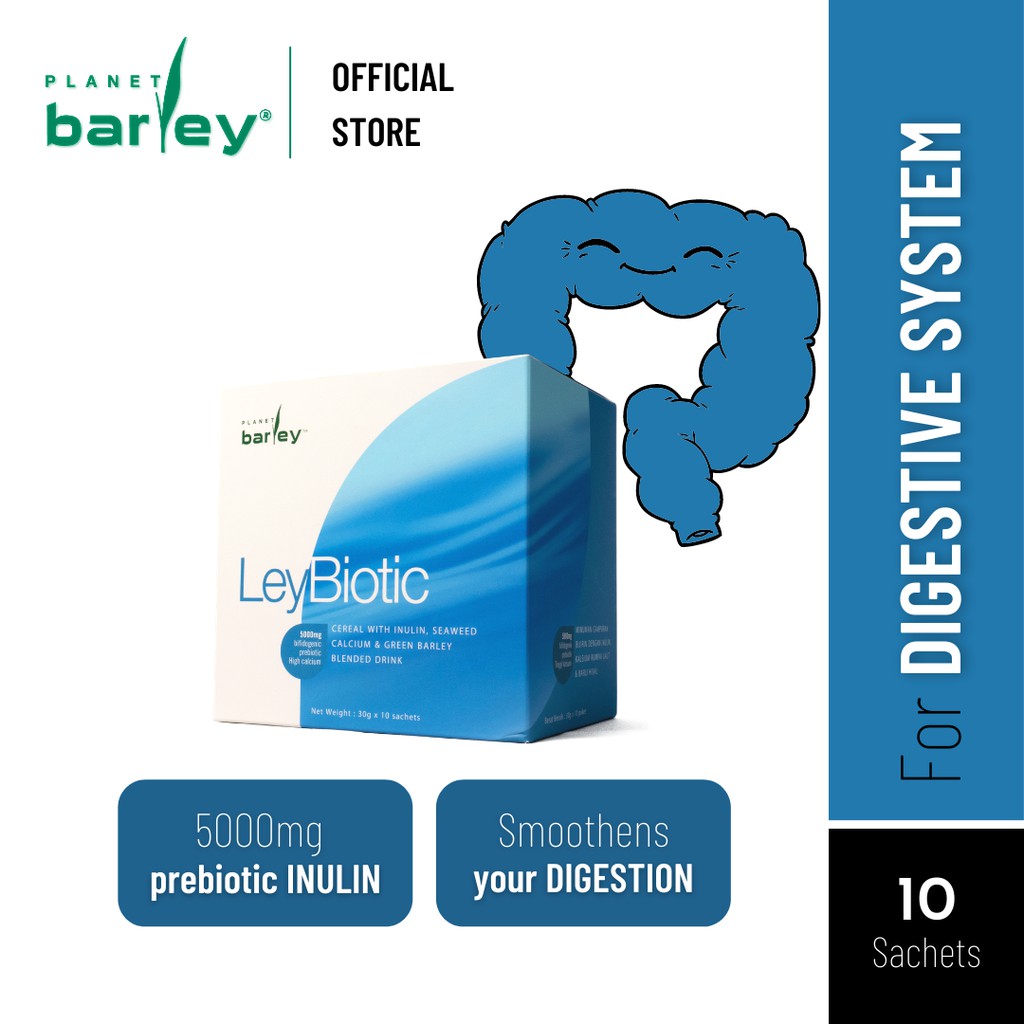 Planet Barley - LeyBiotic Inulin Prebiotic For Digestive System (10 ...