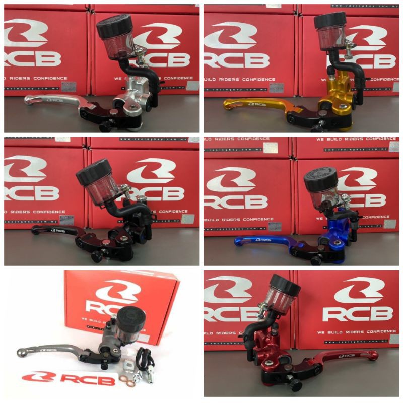 Master Pump RCB S1 S2 14mm 17mm Y15ZR WAVE KRISS DASH 135LC RS150 Brake ...