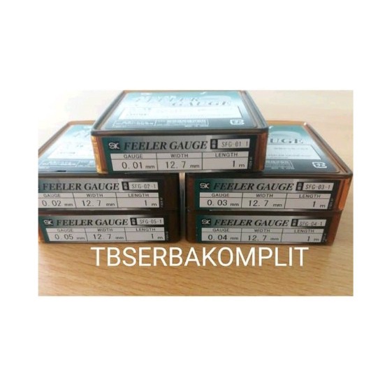 Feeler Gauge SFG-04 0.04mm x 1m Niigata Seiki SK Fuller Gage 0.04 mm x ...