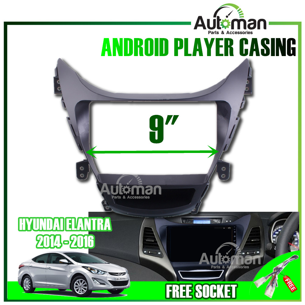 Casing Android Hyundai Elantra 2014 - 2016 Dashboard Audio Android ...