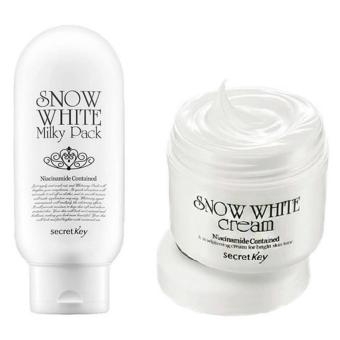 Secret Key Comprehensive Whitening Product Set (Snow White Cream 50g ...