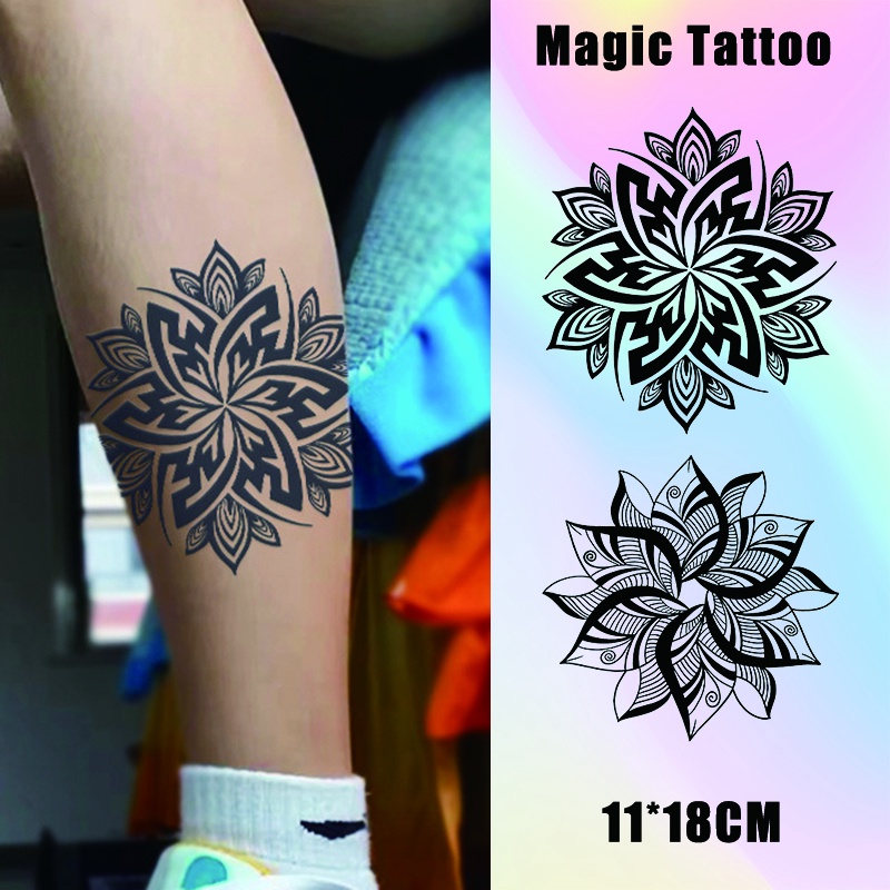 【SUN】Tattoo Sticker Waterproof Long Lasting 2 Weeks Minimalist Tattoo ...