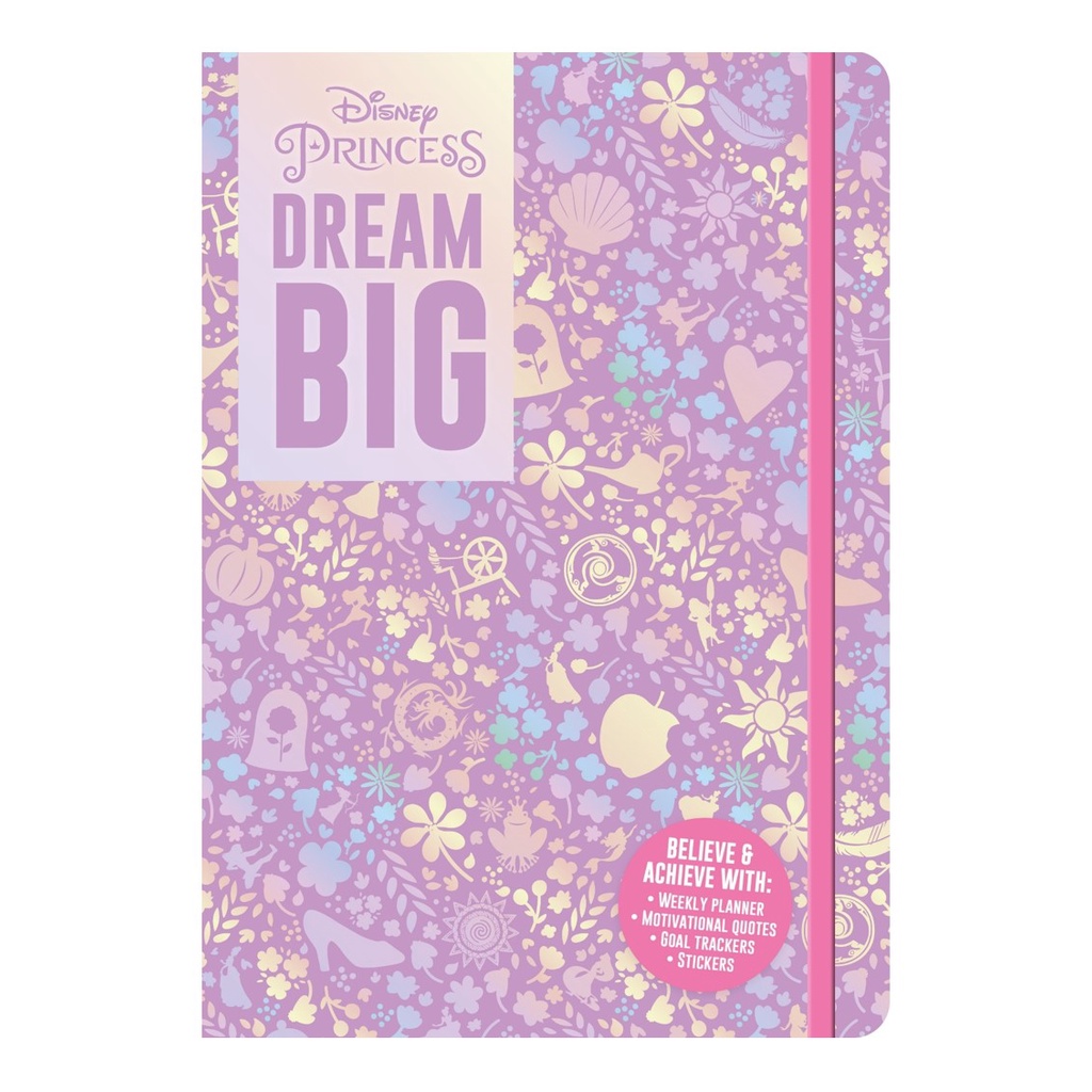 Disney Princess Illustrated Dream Big 200 Pages Journal with Weekly ...