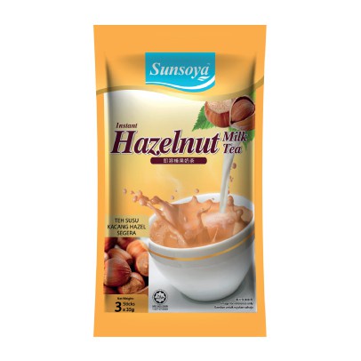 SunSoya Instant Hazelnut Milk Tea (35g x 3 sachet) 榛果奶茶 | Shopee Singapore