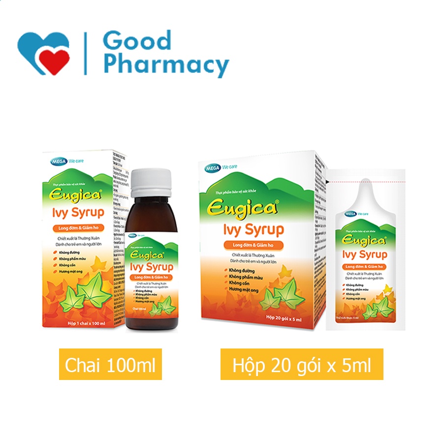 Ivy leaf Syrup to relieve cough and clear phlegm Eugica Ivy Syrup (Mega We Care) | Shopee Singapore