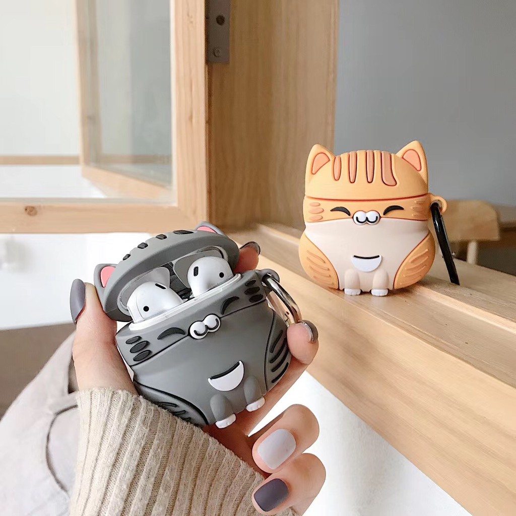 AirPods pro3 2025 Cute cartoon Orange Cat Airpods 1/2 3/4/pro Case ...