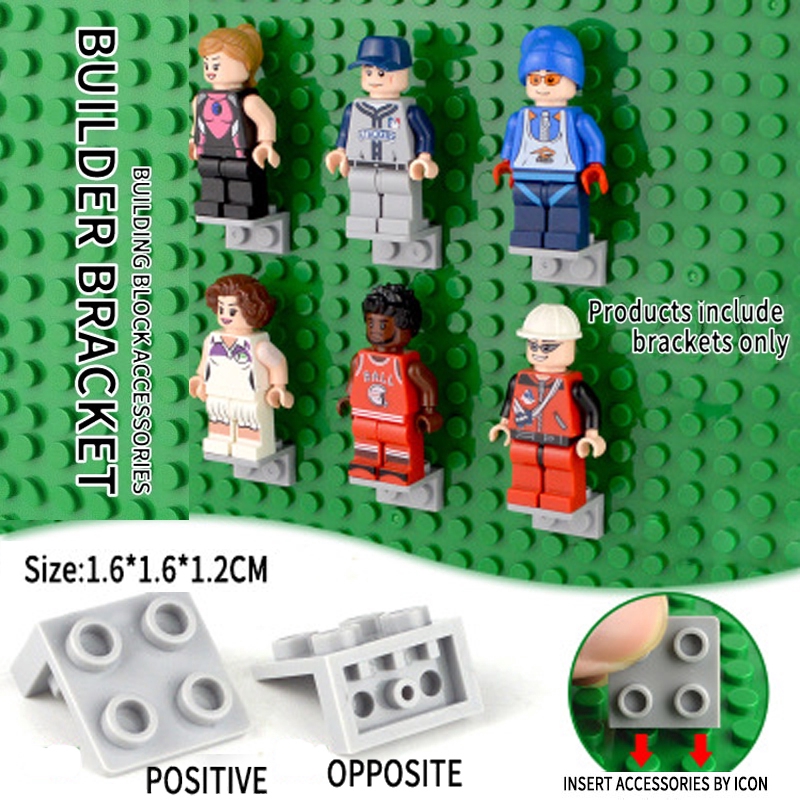 Building Blocks Bulk Parts DIY bricks Accessories Doll Bracket Toys for ...