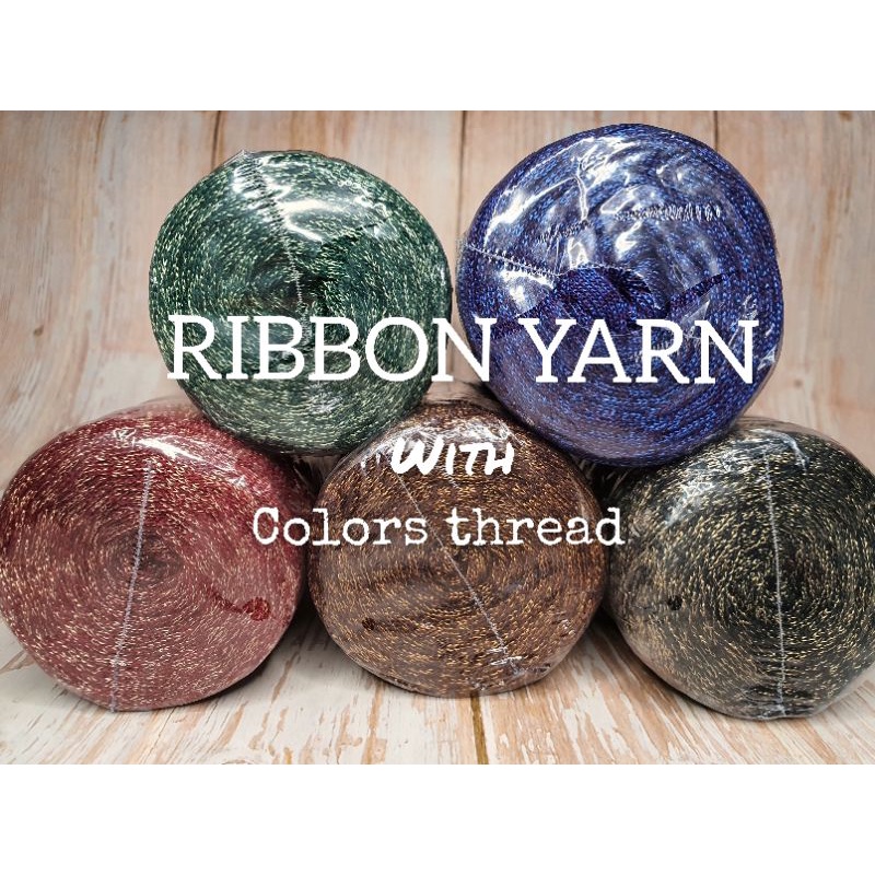 200gr Ribbon yarn tshirt yarn cloth bag basket crochet thread knitting ...