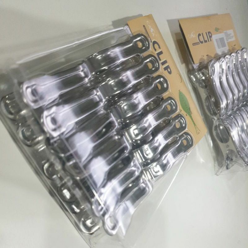 12pcs Klip / Sepit baju untuk ampaian (material besi / stainless steel ...