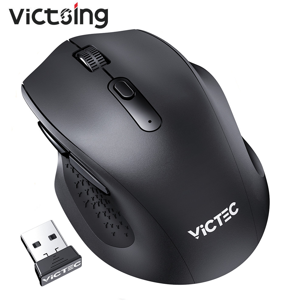 VICTSING ViCTEC 2.4G Wireless Mouse Ergonomic Noiseless Power-saving ...