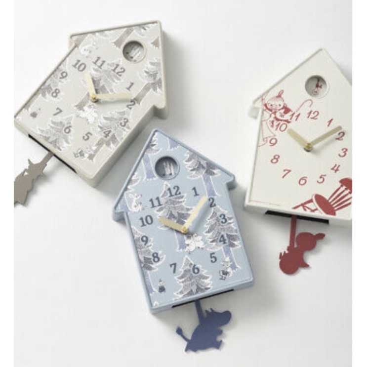BRUNO Moominland [Little My / Snufkin / Moomin] Tick Tock Pendulum Wall ...