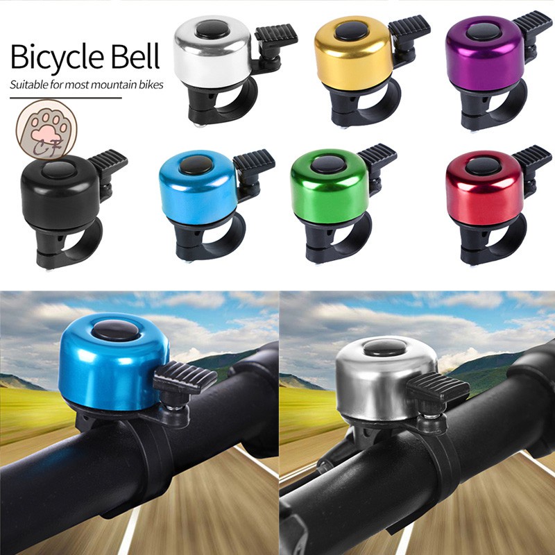 Bicycle Bell For Safety Cycling Bicycle Handlebar Metal Ring Black Bike ...