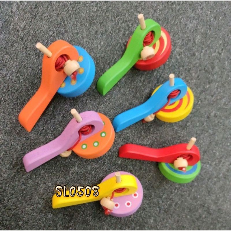 GASING KAYU (COLORFUL WOOD GASING) | Shopee Singapore