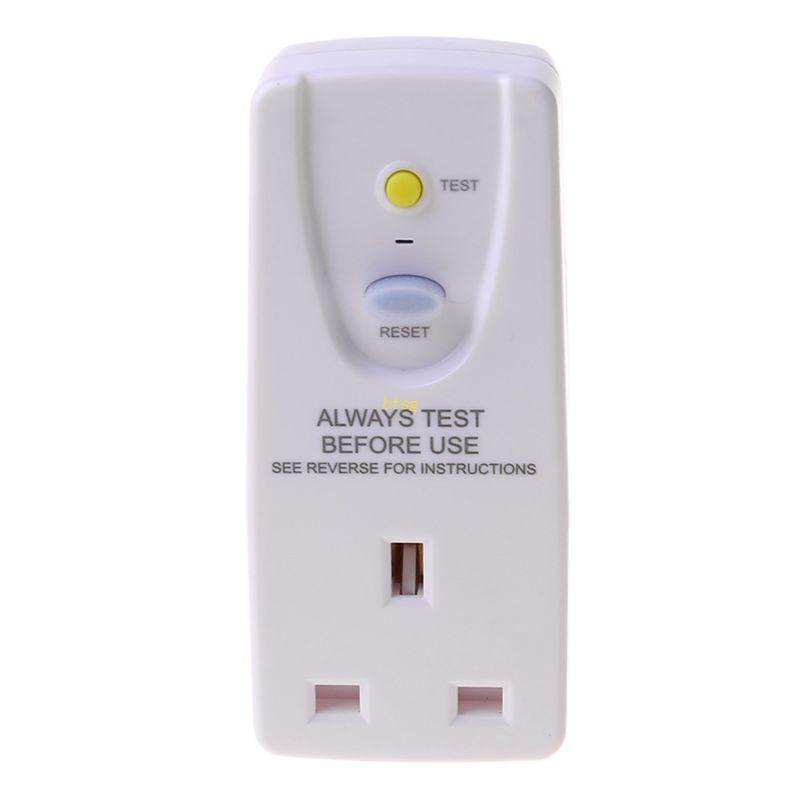 btsg UK Leakage Protection FI Plug RCD Portable Circuit Breaker 13A ...