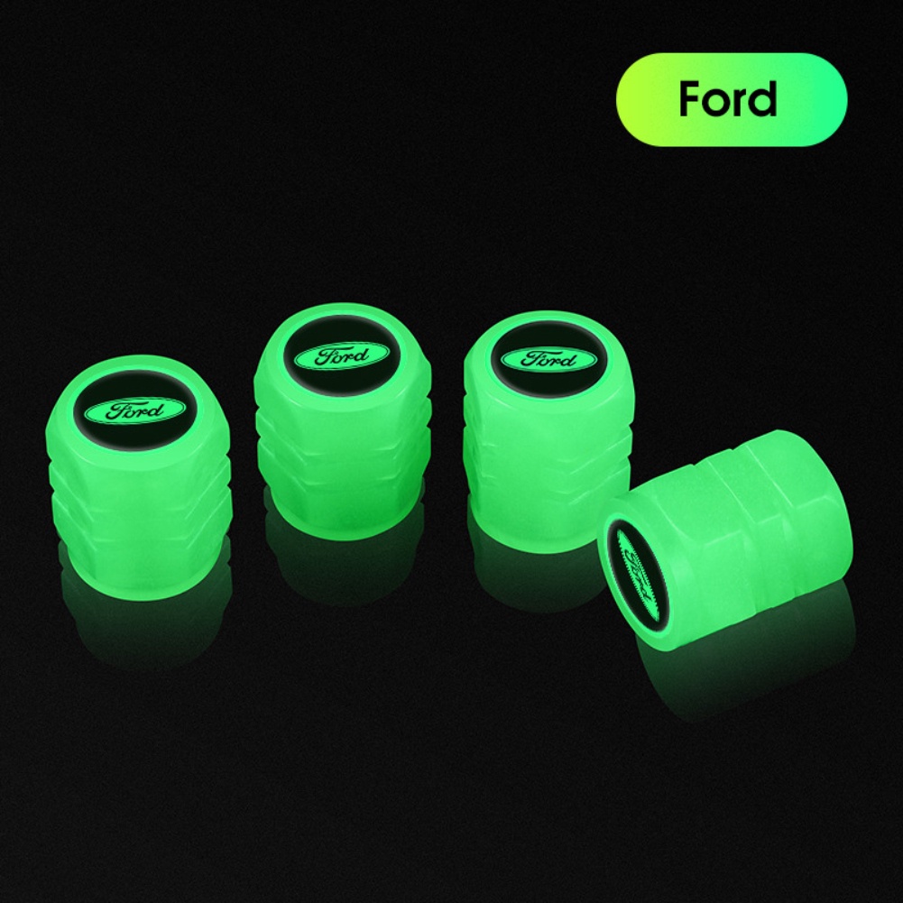 Universal Luminous Car Tire Valve Cap Luminous Stem Caps Cover ...